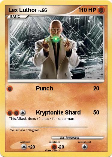 Pokémon Lex Luthor 10 10 - Punch - My Pokemon Card