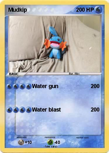 Pokémon Mudkip 736 736 - Water gun - My Pokemon Card