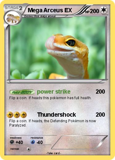 Pokémon Mega Arceus EX 11 11 - power strike - My Pokemon Card