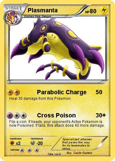 Pokémon Plasmanta 1 1 - Parabolic Charge - My Pokemon Card
