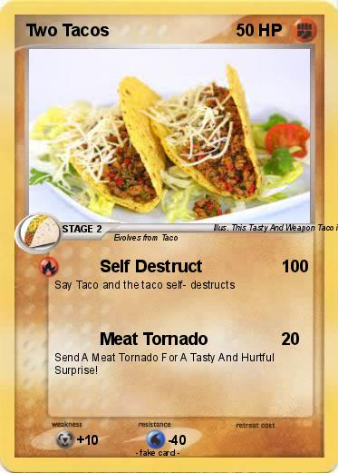 Pokémon Two Tacos - Self Destruct - My Pokemon Card