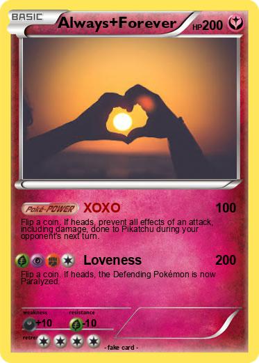 Pokémon Always Forever - XOXO - My Pokemon Card