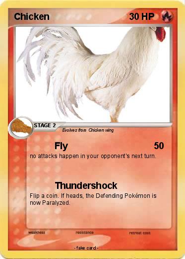 Pokémon Chicken 739 739 - Fly - My Pokemon Card