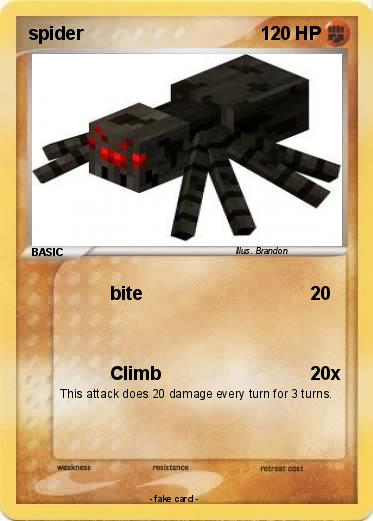 Pokémon spider 1189 1189 - bite - My Pokemon Card