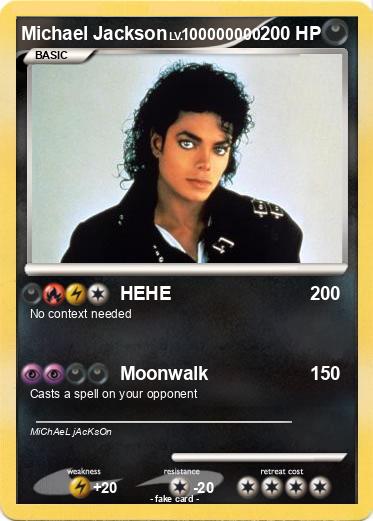Pokémon Michael Jackson 1634 1634 - HEHE - My Pokemon Card