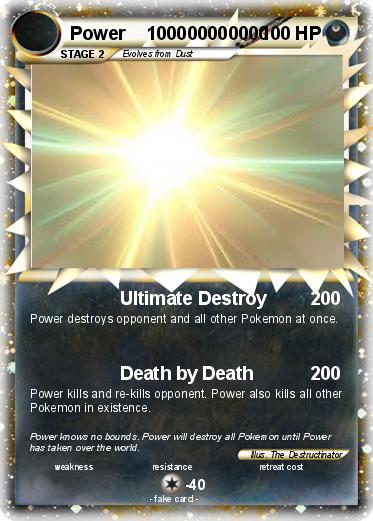 Pokémon Power 100000000000 100000000000 - Ultimate Destroy - My Pokemon ...