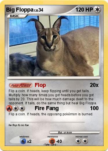 Pokémon Big Floppa 27 27 - Flop - My Pokemon Card