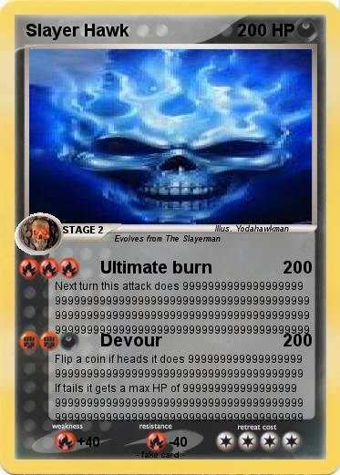 Pokémon Slayer Hawk - Ultimate burn - My Pokemon Card