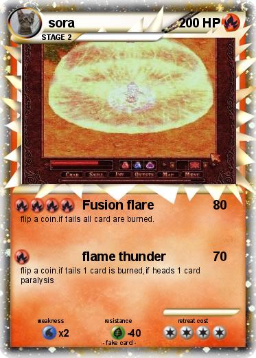 Pokémon sora 355 355 - Fusion flare - My Pokemon Card
