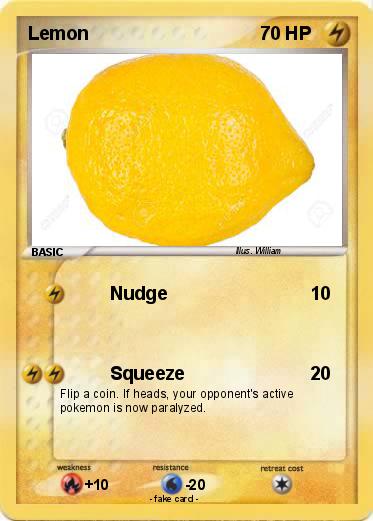 Pokémon Lemon 125 125 - Nudge - My Pokemon Card