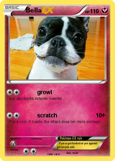 Pokémon Bella 802 802 - growl - My Pokemon Card