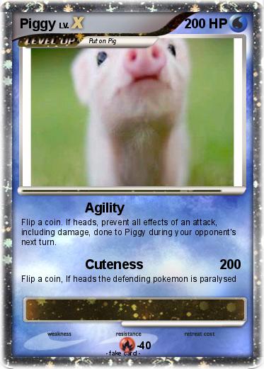 Pokémon Piggy 213 213 - Agility - My Pokemon Card