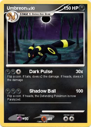 Pokémon Umbreon 787 787 - Dark Pulse - My Pokemon Card