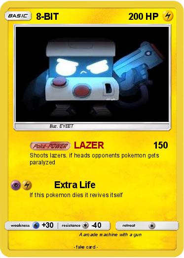 Pokémon 8 BIT 144 144 - LAZER - My Pokemon Card