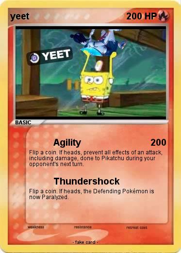 Pokémon yeet 167 167 - Agility - My Pokemon Card