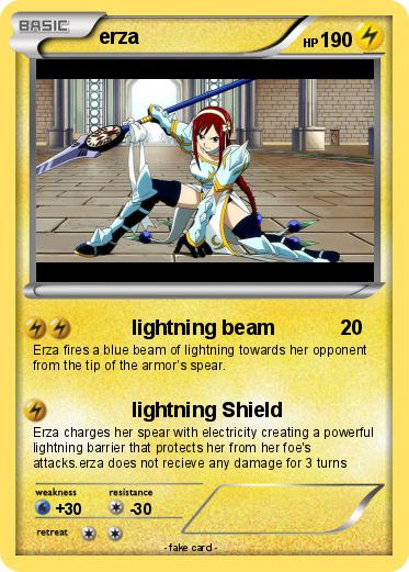 Pokémon erza 545 545 - lightning beam - My Pokemon Card