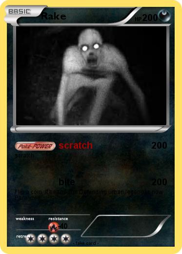 Pokémon Rake 24 24 - scratch - My Pokemon Card