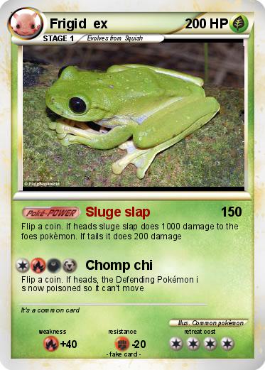 Pokémon Frigid ex - Sluge slap - My Pokemon Card