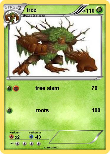 Pokémon tree 915 915 - tree slam - My Pokemon Card