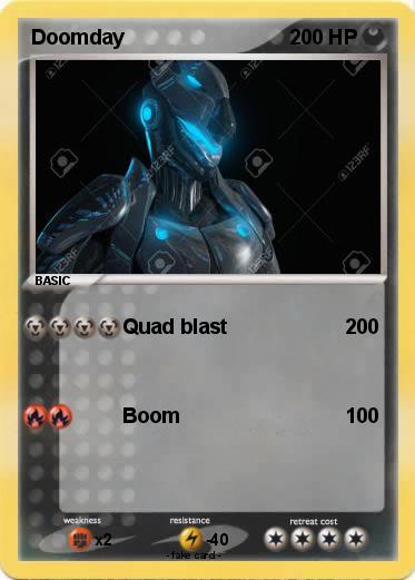 Pokémon Doomday - Quad blast - My Pokemon Card