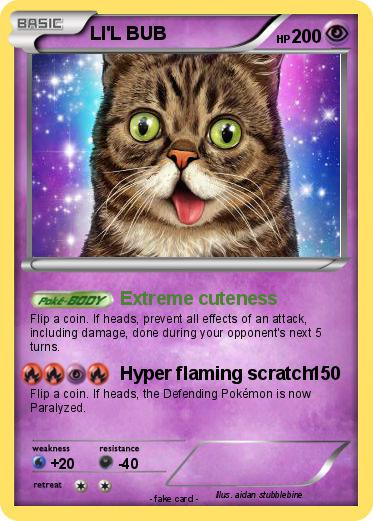 Pokémon LI L BUB - Extreme cuteness - My Pokemon Card