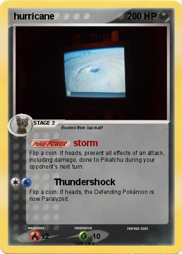 Pokémon hurricane 88 88 - storm - My Pokemon Card