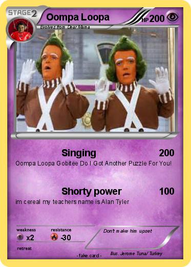 Pokémon Oompa Loopa - Singing - My Pokemon Card
