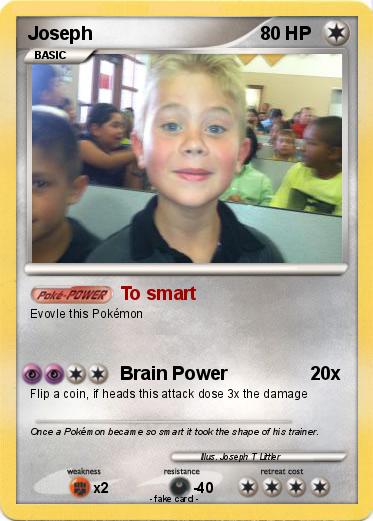 Pokémon Joseph 384 384 - To smart - My Pokemon Card