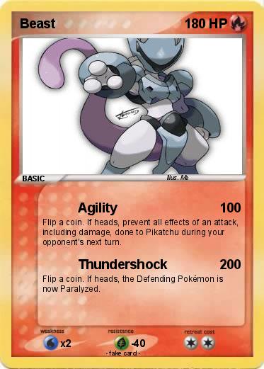 Pokémon Beast 699 699 - Agility - My Pokemon Card