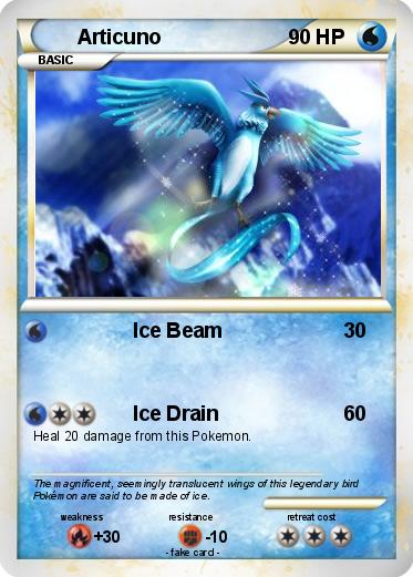 Pokémon Articuno 424 424 - Ice Beam - My Pokemon Card