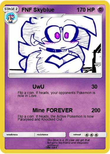 Pokémon FNF Skyblue - UwU - My Pokemon Card