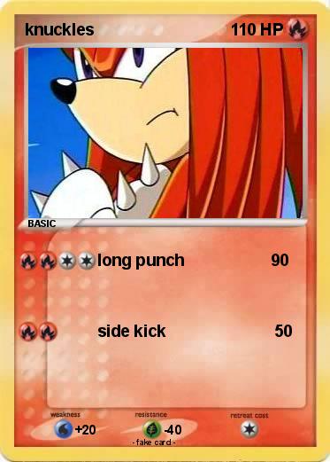 Pokémon knuckles 252 252 - long punch 90 - My Pokemon Card