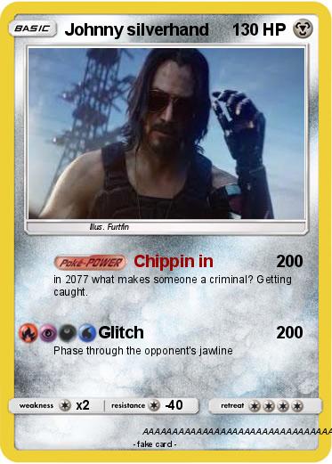 Pokémon Johnny silverhand - Chippin in - My Pokemon Card