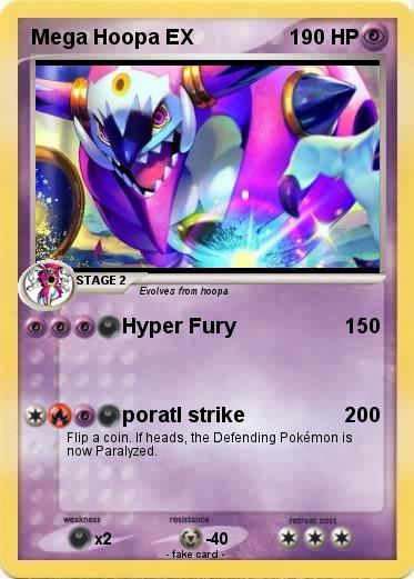 Pokémon Mega Hoopa EX 2 2 - Hyper Fury - My Pokemon Card