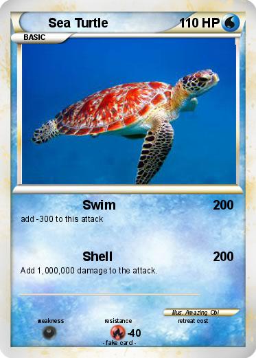 Pokémon Sea Turtle 49 49 - Swim - My Pokemon Card