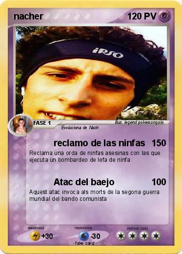 Pokémon nacher 1 1 - reclamo de las ninfas - Mi carta pokémon