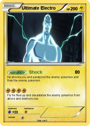 Pokémon Ultimate Electro 2 2 - Shock - My Pokemon Card