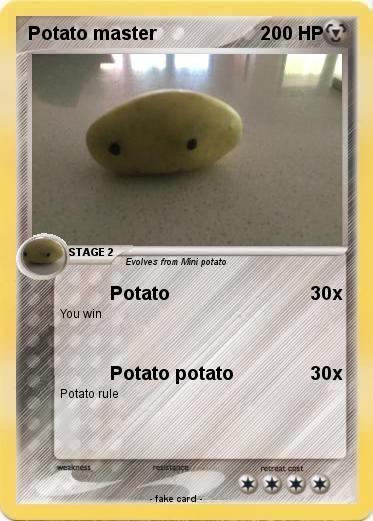 Pokémon Potato master 1 1 - Potato - My Pokemon Card