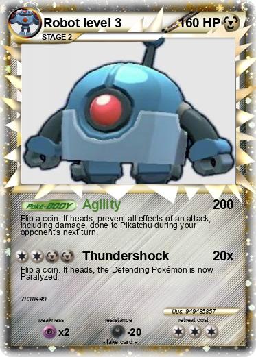Pokémon Robot level 3 3 - Agility - My Pokemon Card