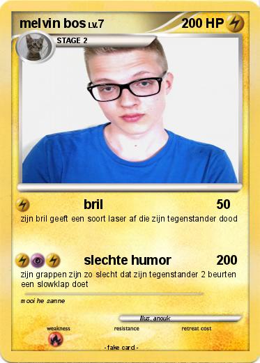 Pokémon melvin bos - bril - My Pokemon Card
