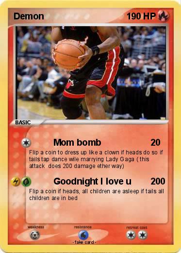 Pokémon Demon 1682 1682 - Mom bomb - My Pokemon Card
