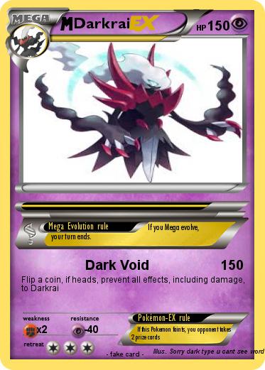 Pokémon Darkrai 5473 5473 - Dark Void - My Pokemon Card
