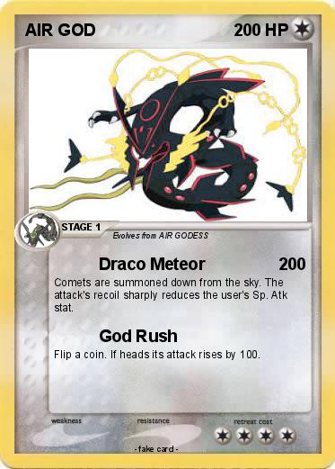 Pokémon AIR GOD 1 1 - Draco Meteor - My Pokemon Card
