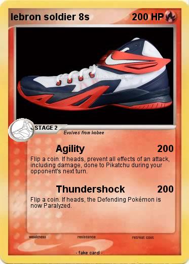 Pokémon lebron soldier 8s - Agility - My Pokemon Card