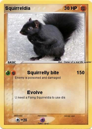 Pokémon Squirreldia - Squirrelly bite - My Pokemon Card