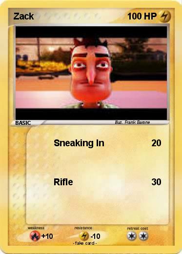 Pokémon Zack 477 477 - Sneaking In - My Pokemon Card