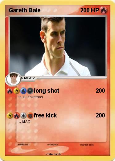 Pokémon Gareth Bale 15 15 - long shot - My Pokemon Card