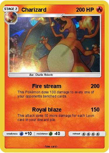 Pokémon Charizard 10525 10525 - Fire stream - My Pokemon Card