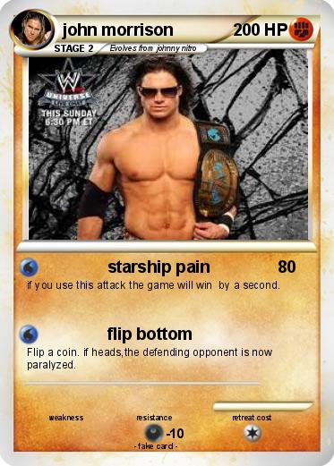 Pokémon john morrison 82 82 - starship pain - My Pokemon Card