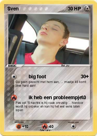 Pokémon Sven 43 43 - big foot - My Pokemon Card